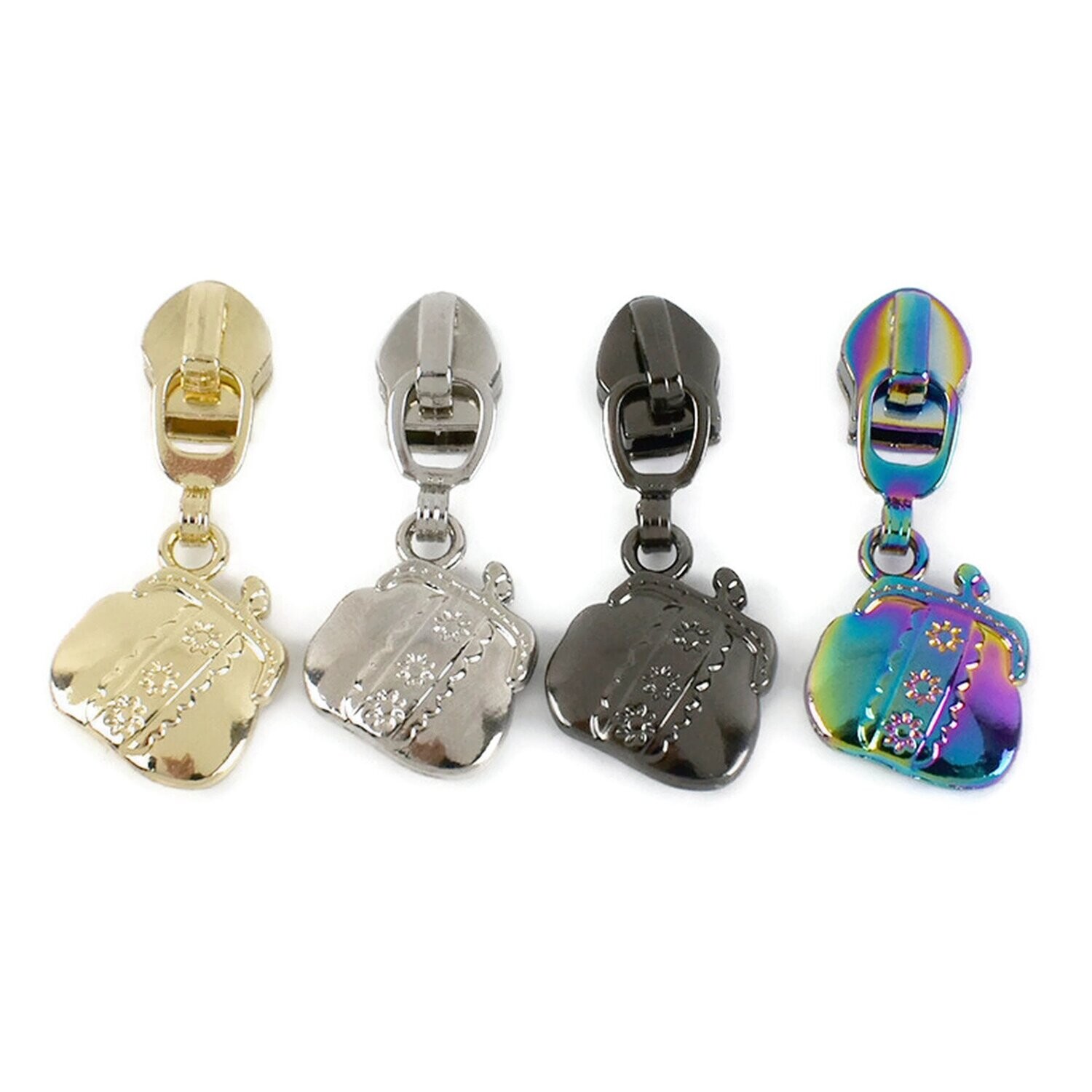 #5 Nylon Coil Zip Sliders/Pulls - Donut Pull