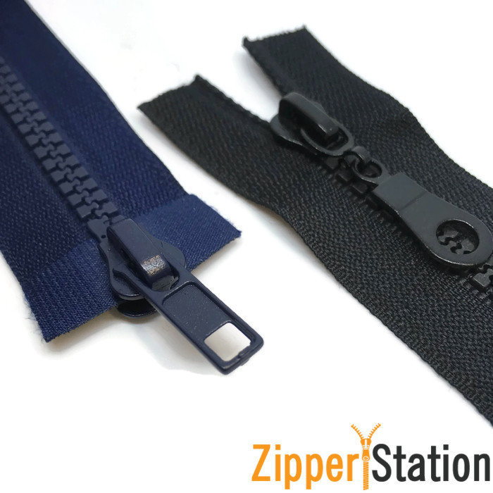 Chunky Plastic 2-Way #5 Zips