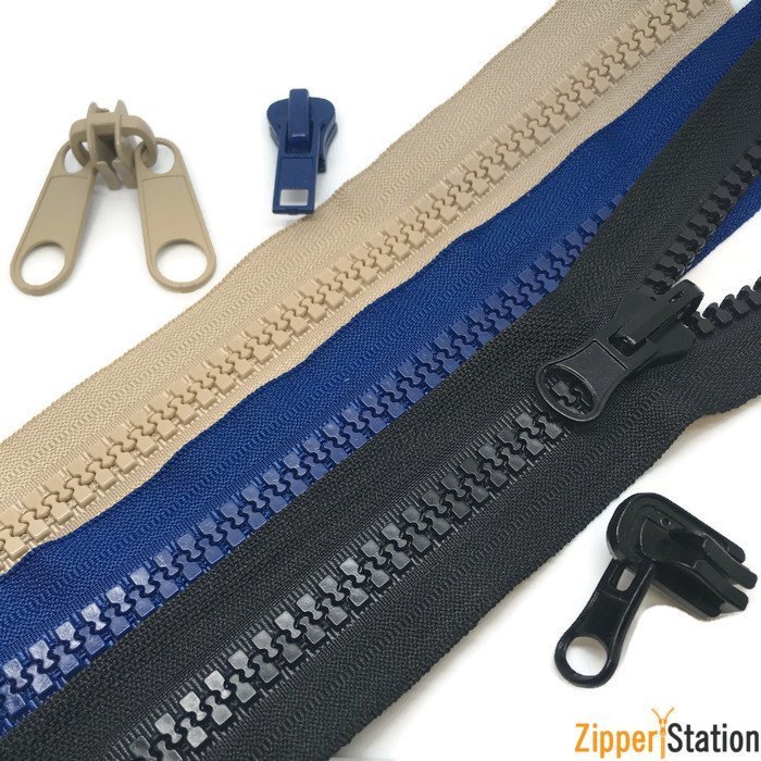 Plastic Chunky Continuous #8 Zip