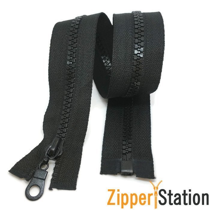 100cms Chunky Plastic Open End #5 Zips