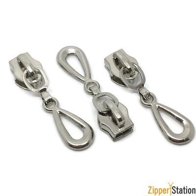 #5 Nylon Coil Zip Sliders/Pulls - Donut Pull