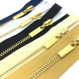 Gun Metal Open End Metal #8 Zip