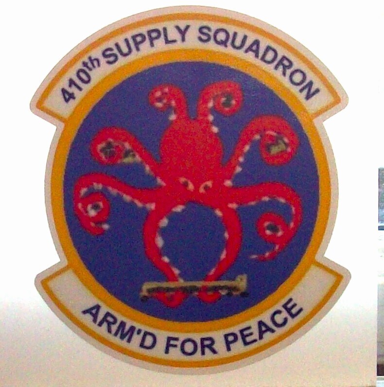 Window Sticker, 410th Supply Squadron