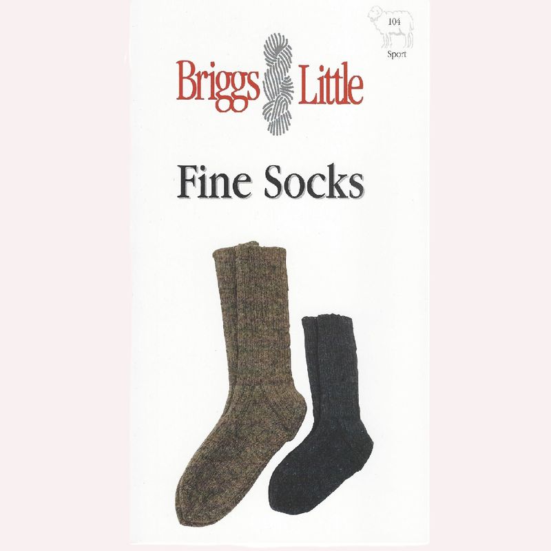 Briggs and Little Heavy and Light Sock Patterns