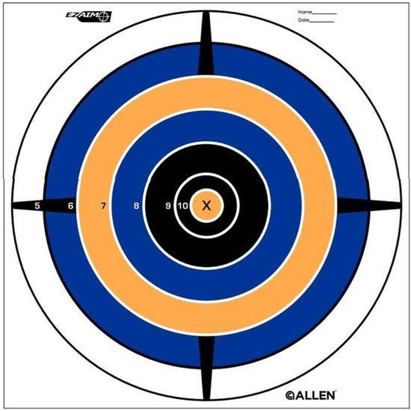 Allan EZ Aim Bullseye Targets 12 Pack - Store - Triggers and Bows