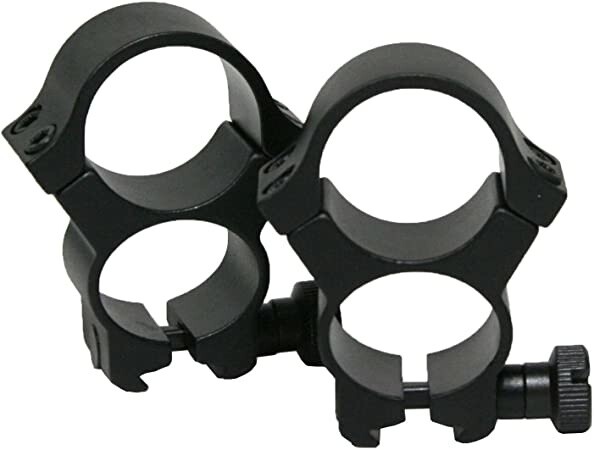 Redfield See Thru 3/8" Dovetail Rings 1" Matte - Store - Triggers and Bows