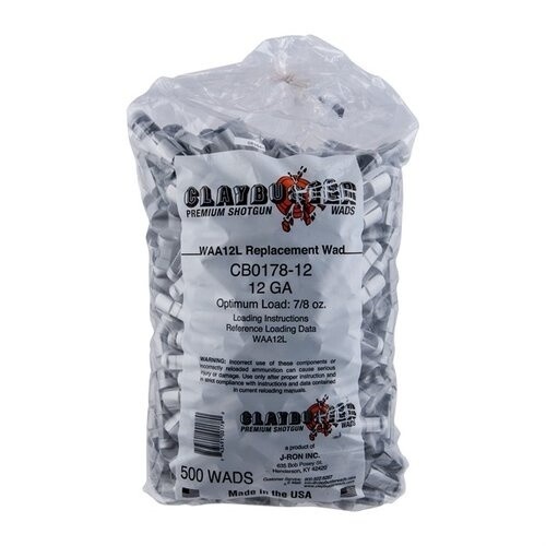 Claybuster Premium Shotgun Wads WAA12L 12 Gauge (500 Wads) - Store ...