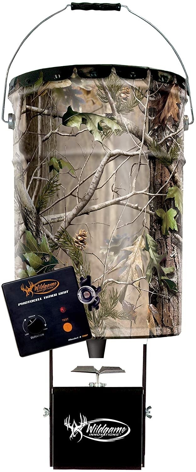 Automatic Feeder Wildgame Innovations Quick-Set 50 Lb Bucket Feeder ...