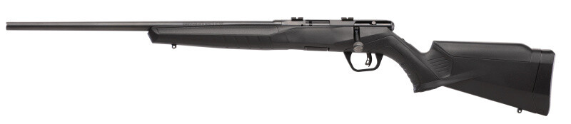 Savage B22 F 22 LR 21" Barrel Black Synthetic Left Hand Bolt-Action ...