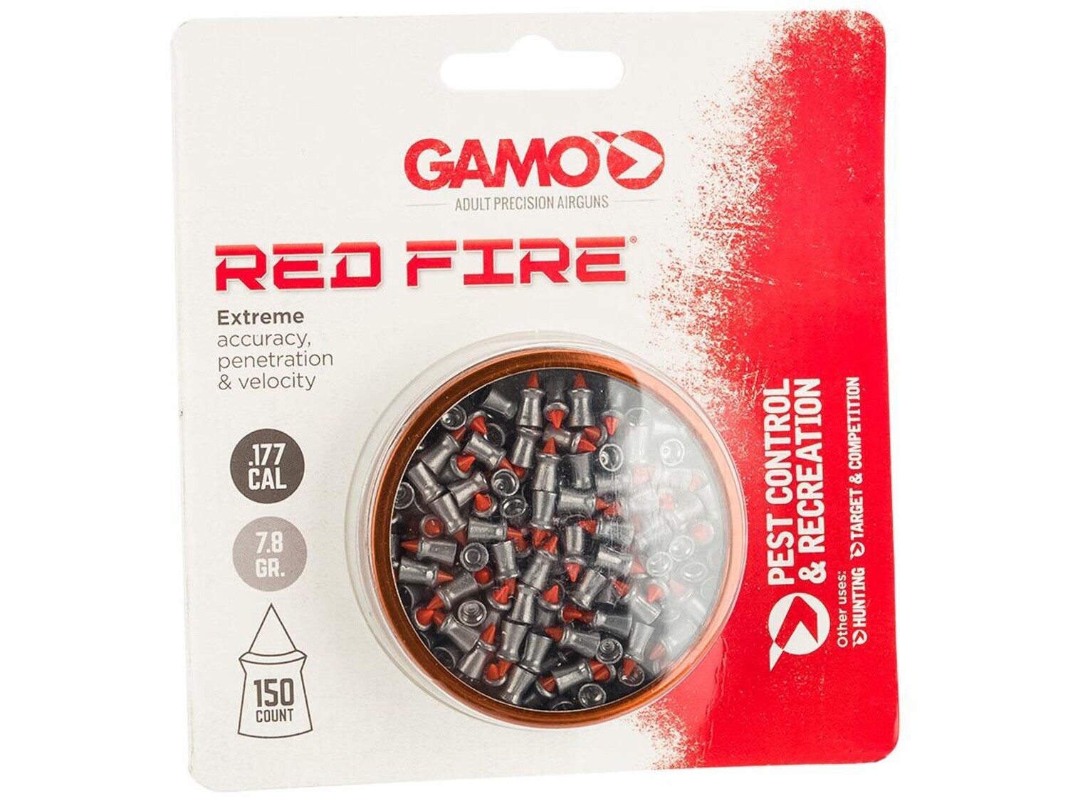 Gamo Red Fire .177 Cal 7.8 Grains (150 Count) - Store - Triggers and Bows