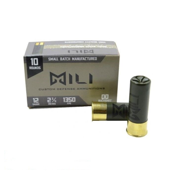 Mili Custom Defense 12 Gauge 2 3/4" 00 Buckshot 9 Pellet (10 Rounds ...