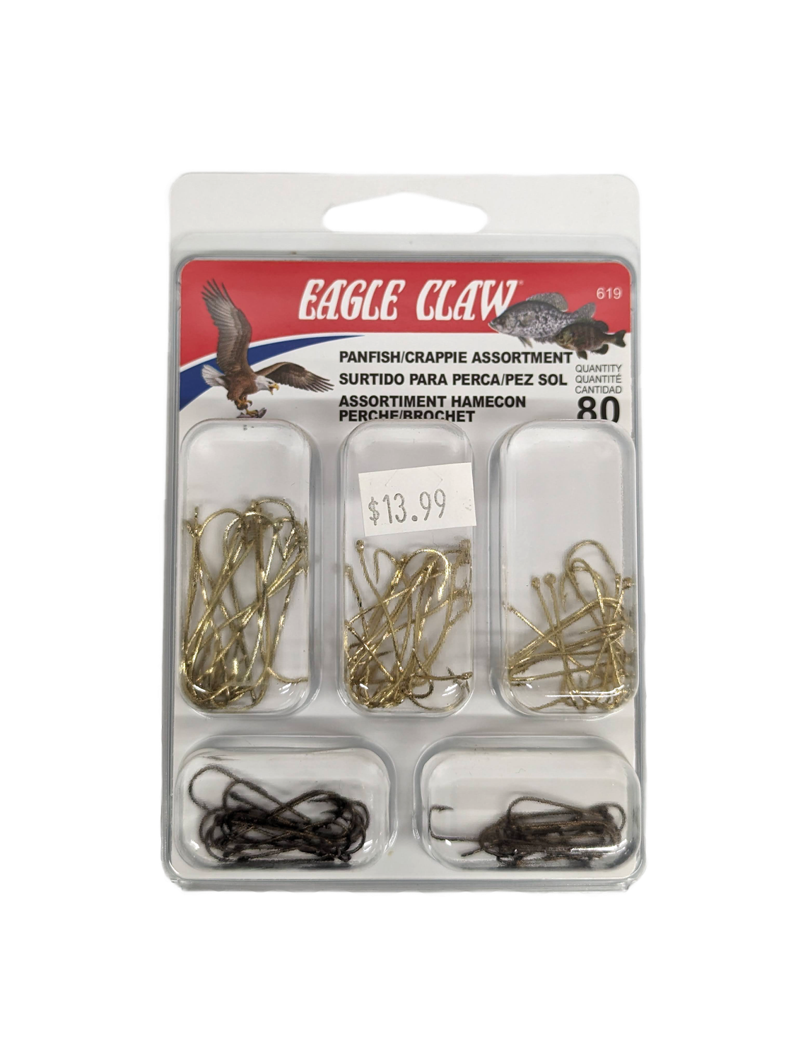 Eagle Claw Panfish/Crappie Assortment Hooks (80 Quantity) - Store - Triggers and Bows