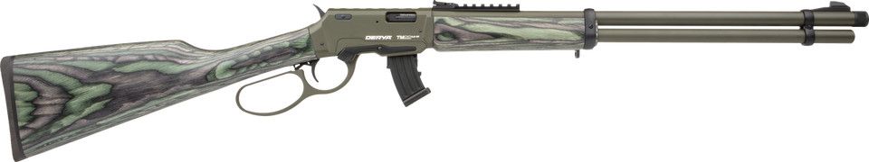 Derya TM22 22 LR 18" Barrel Green Laminate 2x10 Round Magazines Lever ...