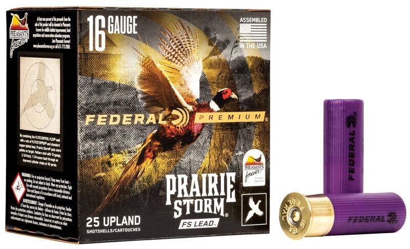 Federal Premium Prairie Storm 16 Gauge 2 3/4" 1 1/8oz #6 Shot Upland ...