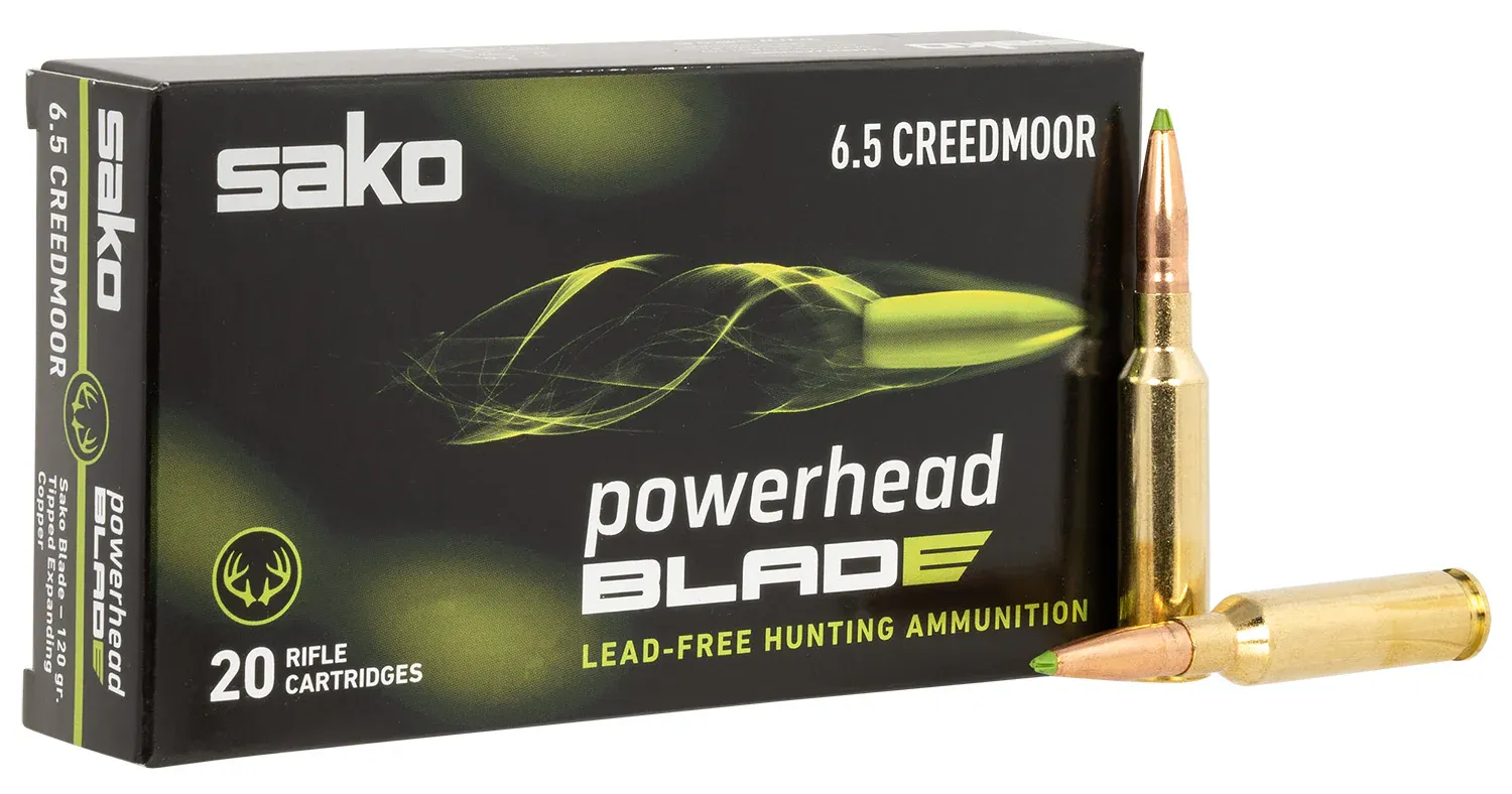 Sako Powerhead Blade 6.5 Creedmoor 120 Grain (20 Cartridges) - Store ...