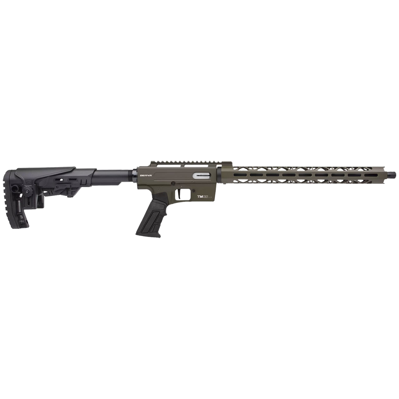 Derya TM22 22 LR 18" Barrel OD Green Adjustable Stock 2 10-Round ...