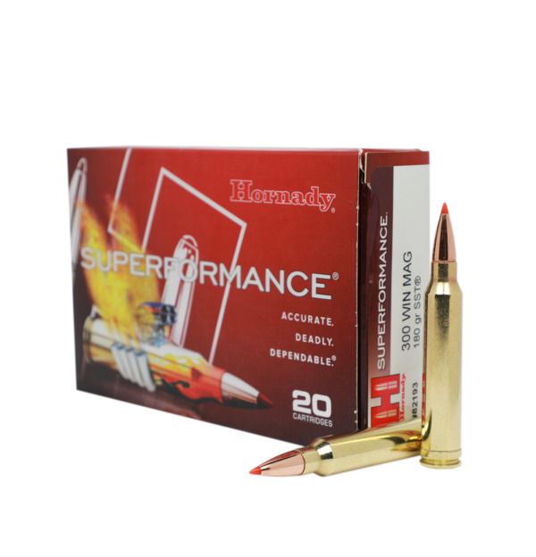 Hornady Superformance 300 Win Mag 180 Grain SST (20 Rounds) - Triggers ...