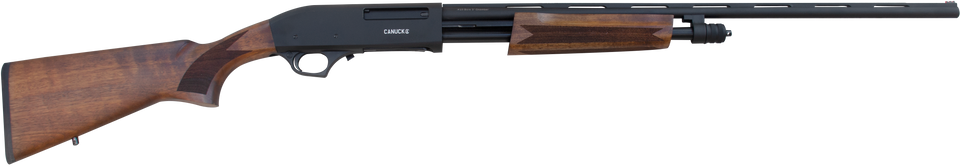Canuck Pioneer 12 Gauge 3 1/2" 28" Vent Rib Barrel Walnut Stock Pump ...