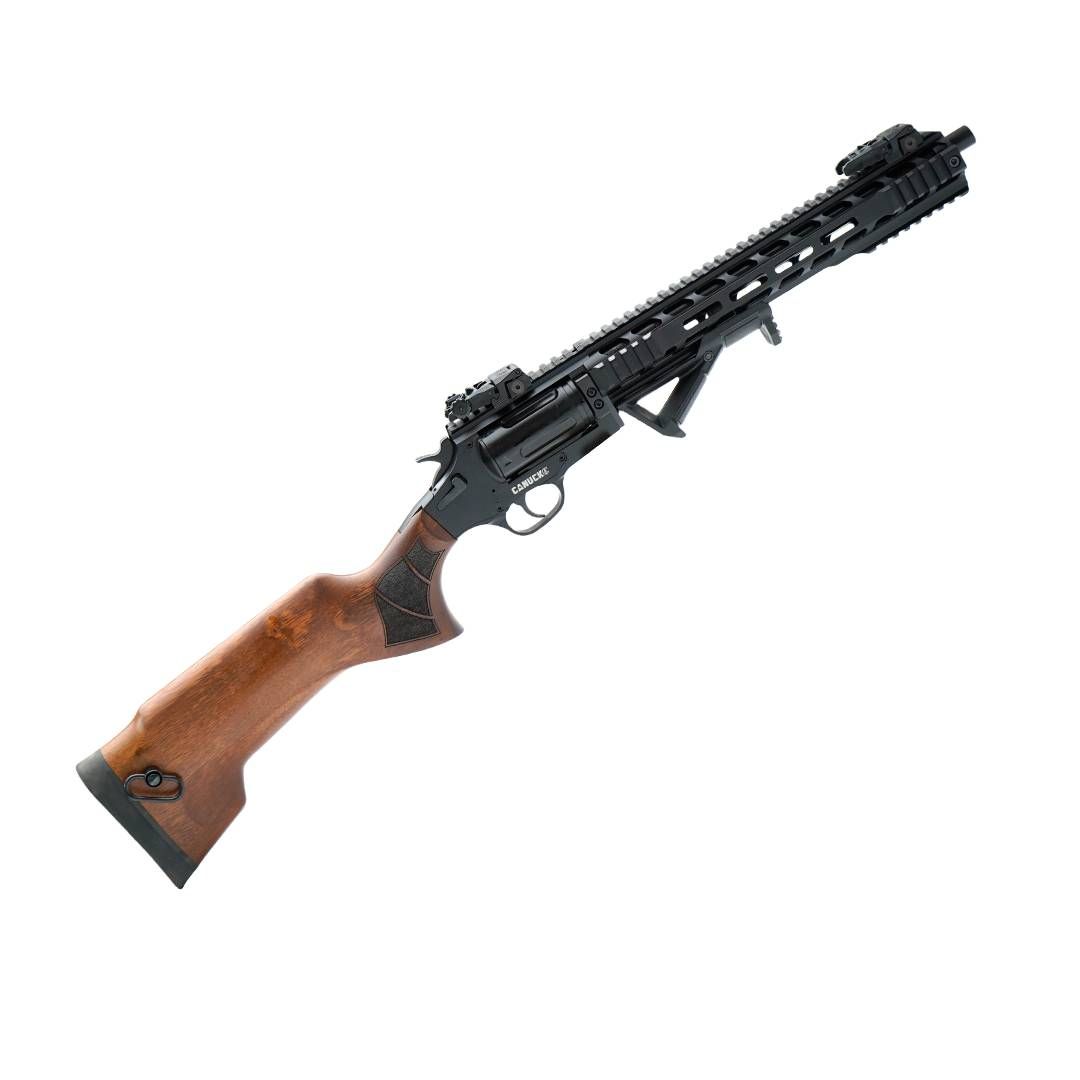 Canuck Evolve Tactical Walnut 410ga 2.5" Revolver Shotgun 13" Barrel w ...