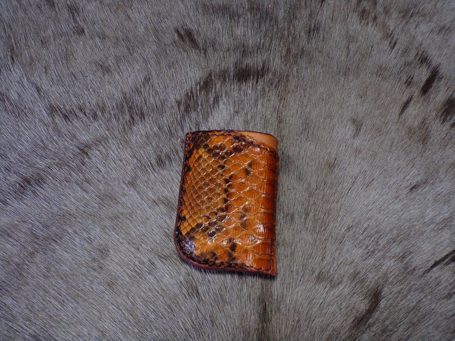 Vertical Strip Ammo Pouch Python Skin - Store - Simply Rugged Holsters