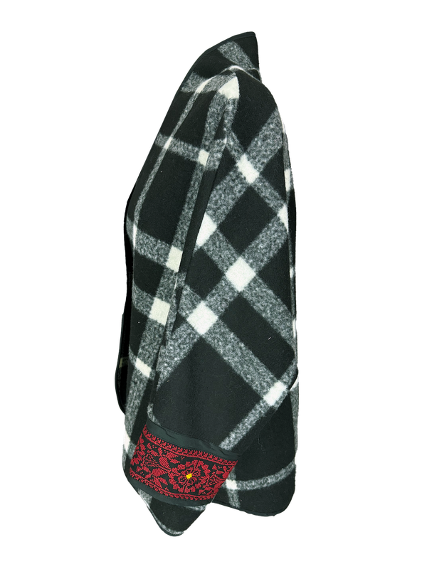 The Round Jacket in Black and White