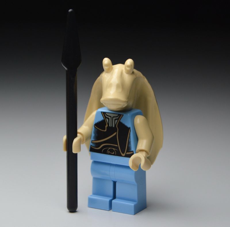 LEGO Star Wars TCS Captain Tarpals (Medium Blue)