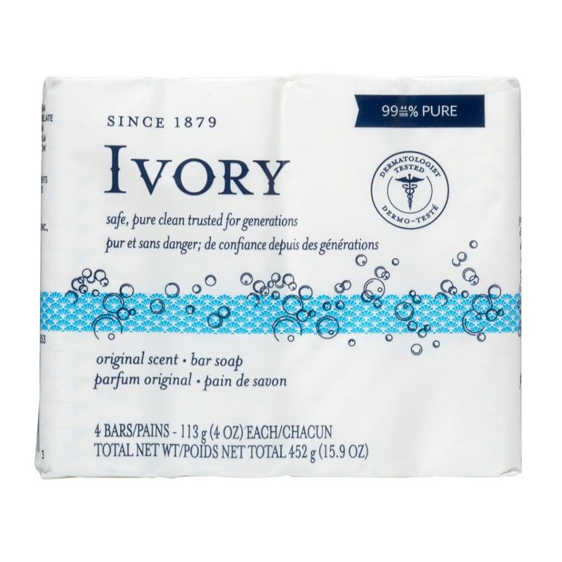 JABON IVORY ORIGINAL 4 BARRAS