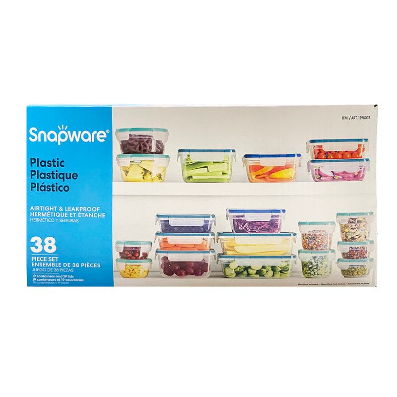 Contenedores Snapware 38 Ct