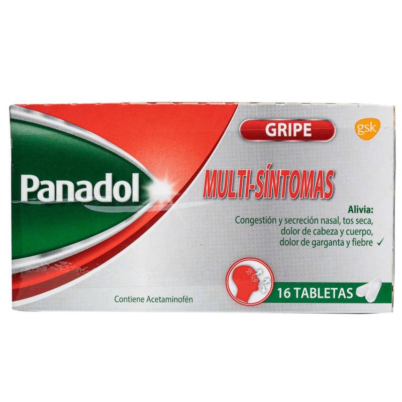 PANADOL MULTISINTOMAS 16 TAB
