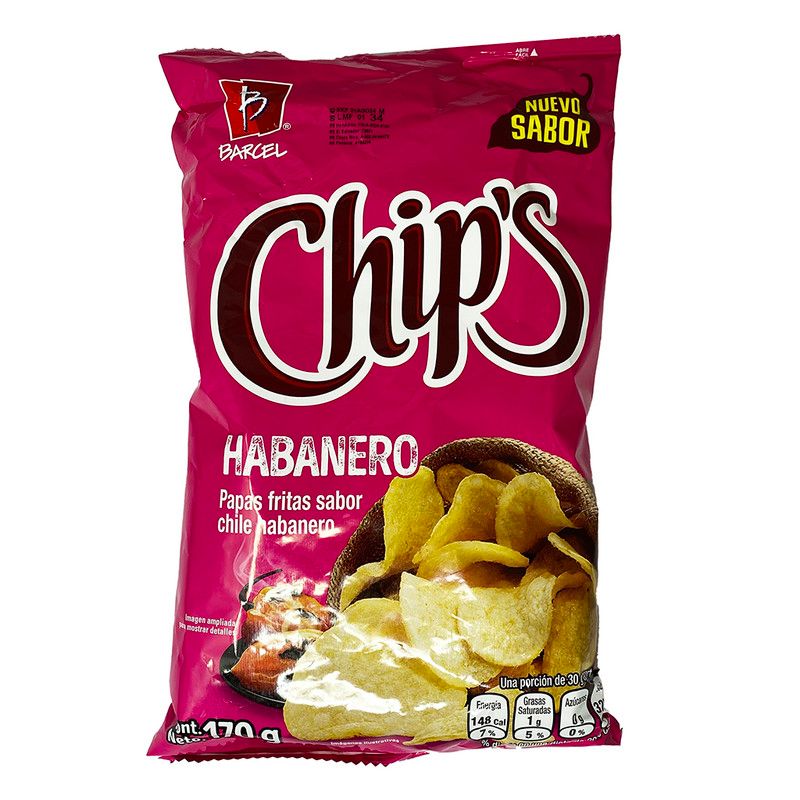 Chips Habanero 170g