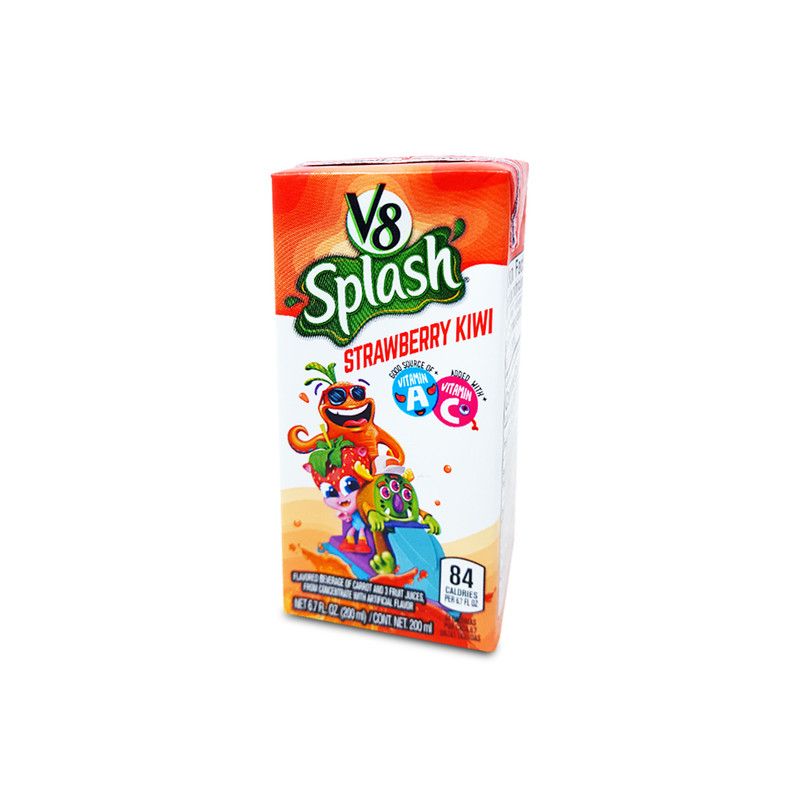 JUGO V8 SPLASH STRAWBERRY200M