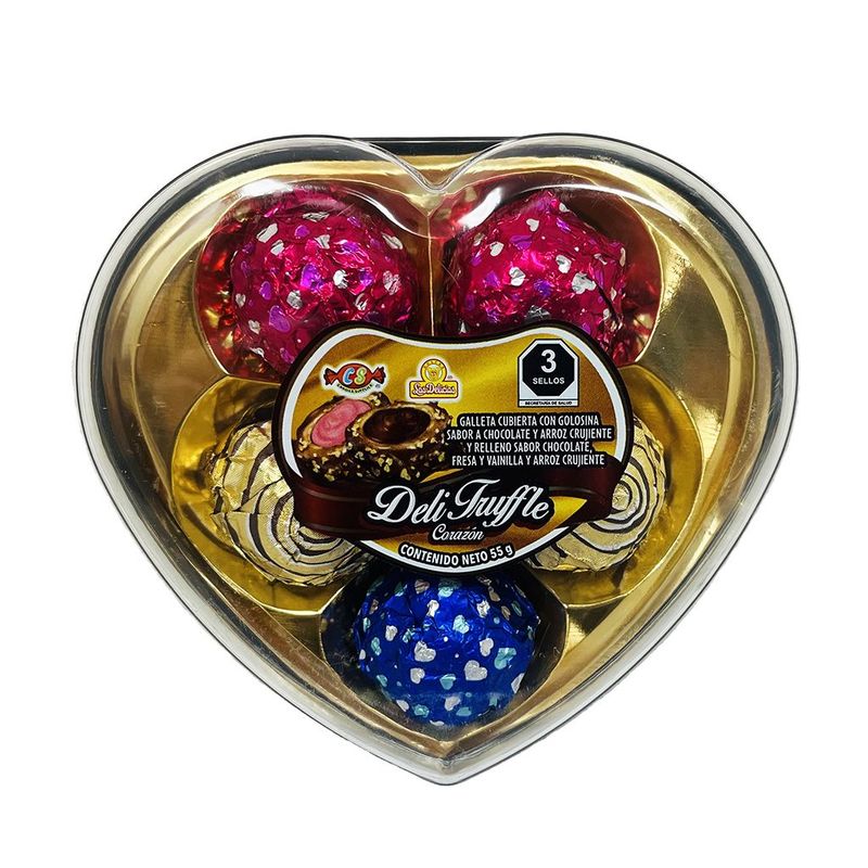 Chocolate Deli Corazon 55 Gr