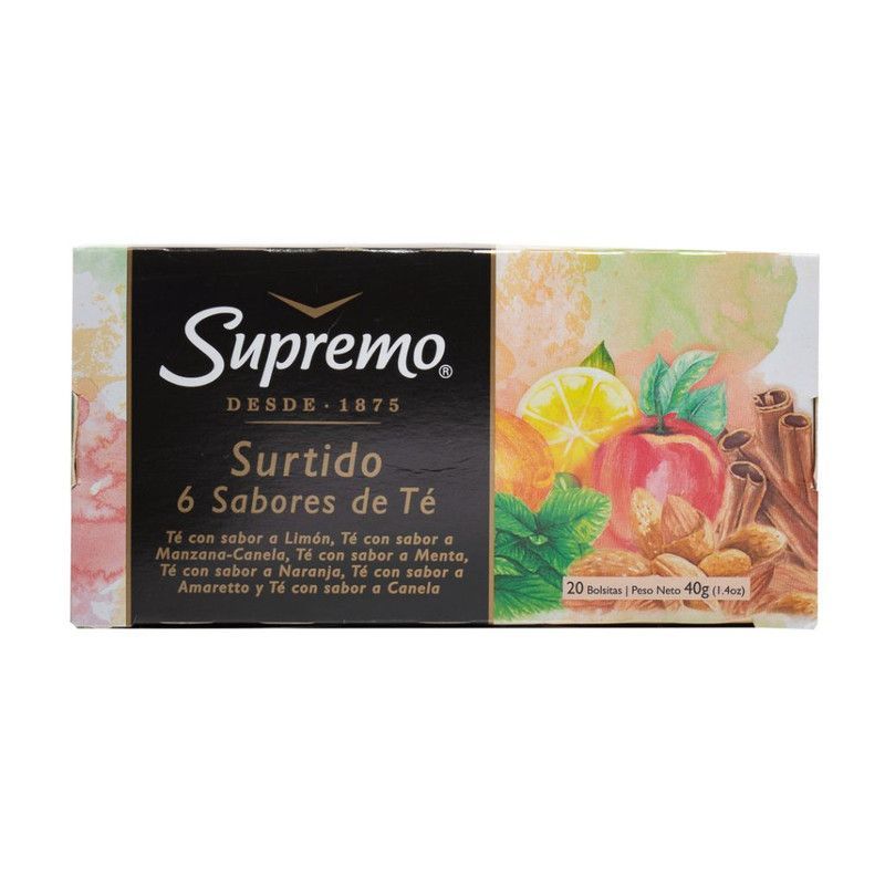 TE SUPREMO SURTIDO 20 U
