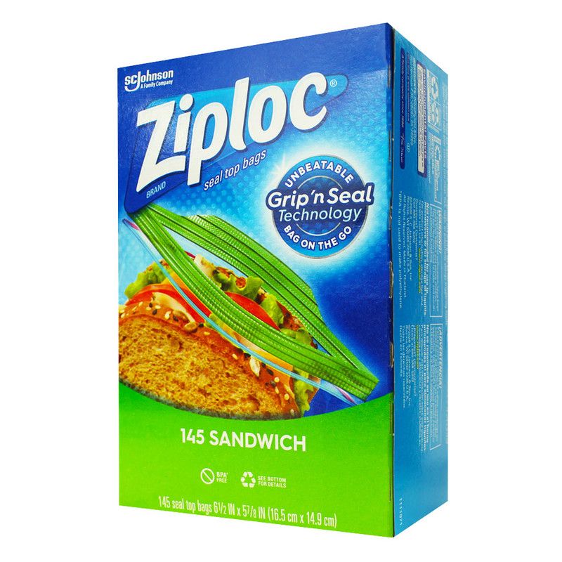 ZIPLOC SANDWICH 145 CT