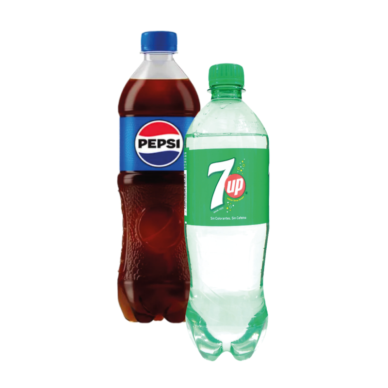 Pepsi 600ml + Seven Up 600 Ml