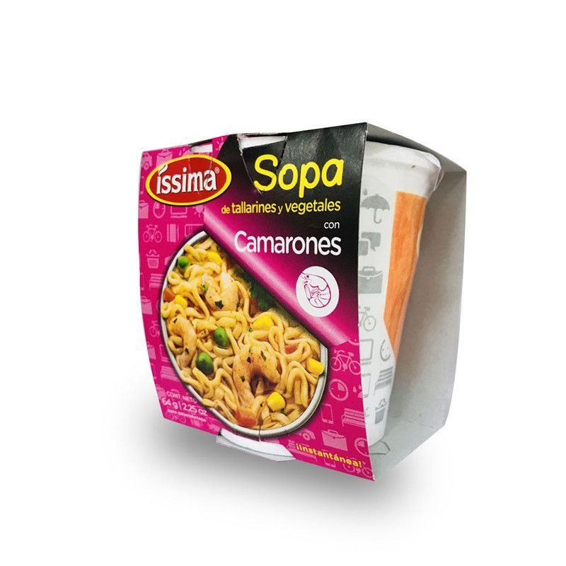 SOPA ISSIMA CON CAMARONES