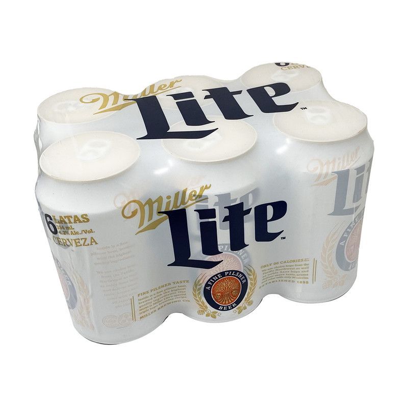 Six Pack Miller Lite Lata 12z