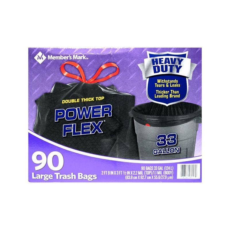 TRASH BAG 33 GAL MEMBERS MARK