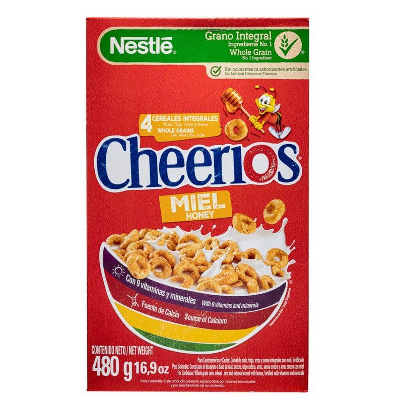 CHEERIOS CEREAL MIEL 480 GR