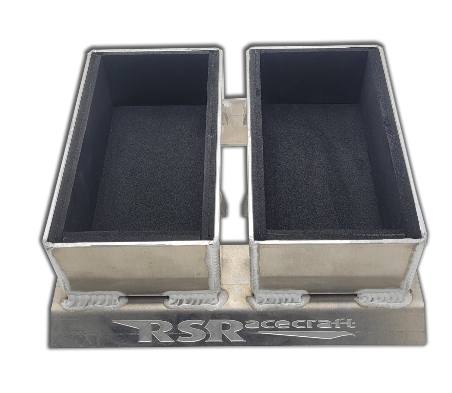 RSR Aluminum Dual Battery Box w/ Weld in Bracket - Store - RSRacecraft