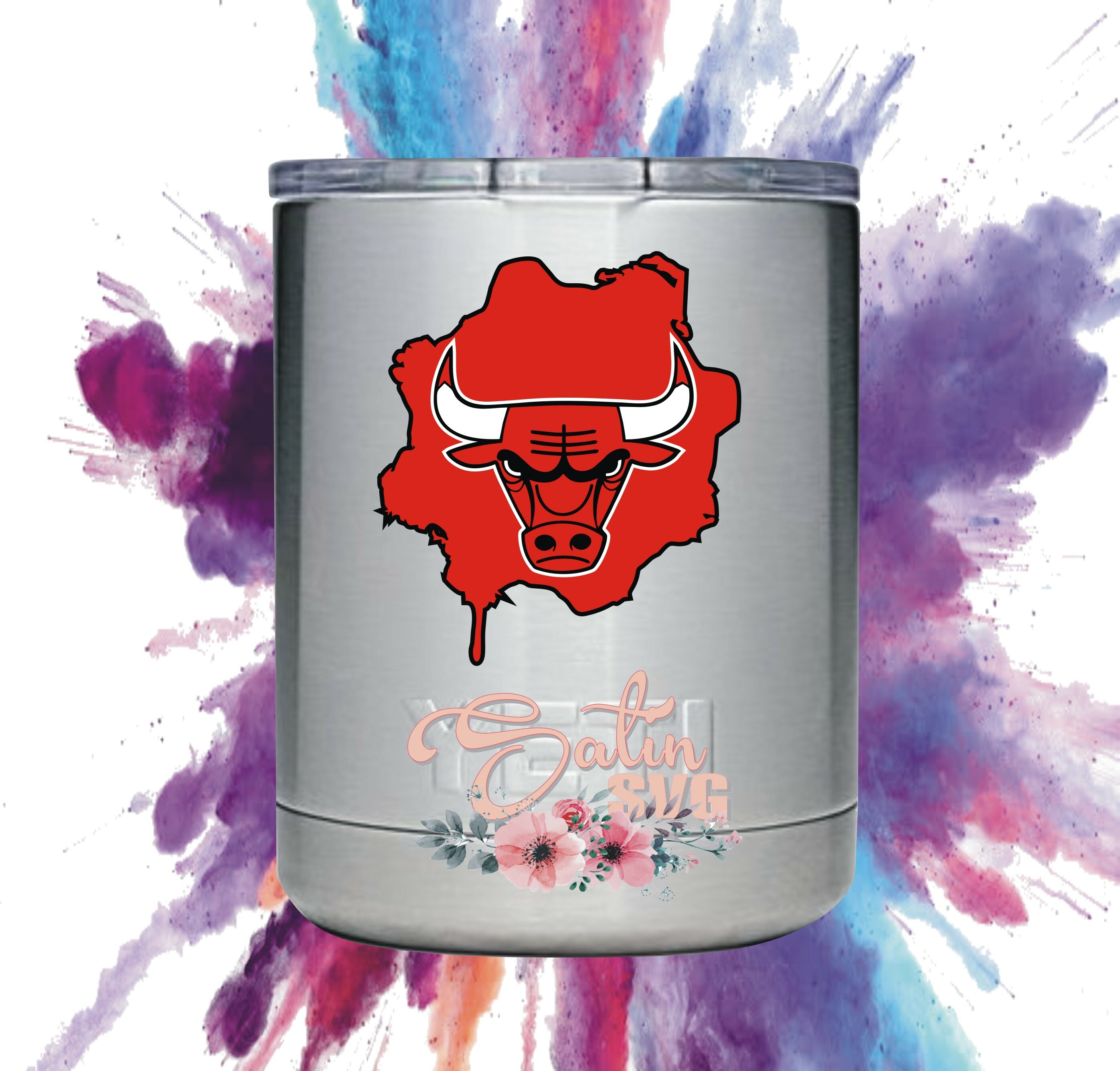 Chicago Bulls Logo With Smoke