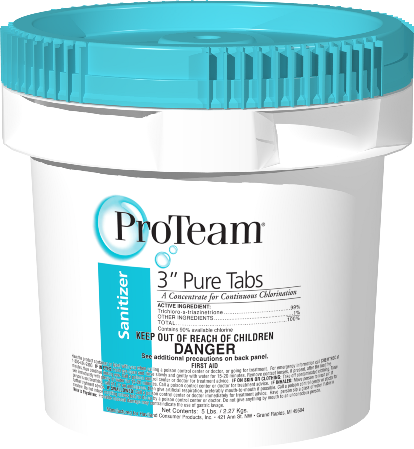3 Inch Pure Tablets, 5 lb Pail - Store - Farmer's Pool & Spas