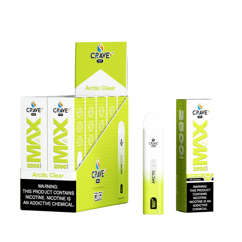 Crave Max Mesh Coil 2500 Puffs 10Ct - MIG Distro - Wholesale for Smoke ...