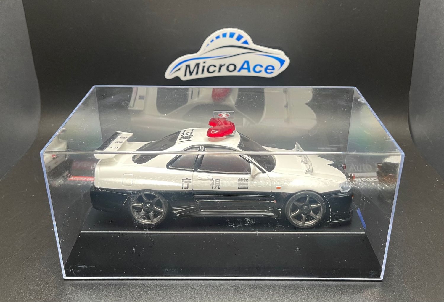 Used Kyosho Mini-Z Body Only Nissan Skyline R34 GT-R Police Car ...