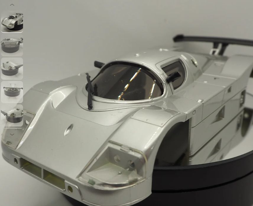 Silver Horse RC Mbz Sauber LM 102mm Painted Body – Titanium Silver
