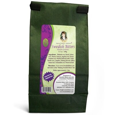 Maria Treben's Authentic Swedish Bitters Dry Herbs [Greater] Mixture (3 ...