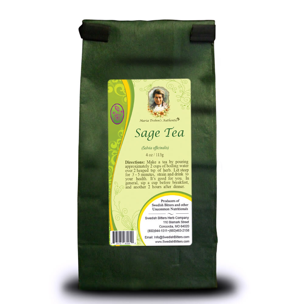 Maria Treben's Authentic Sage Tea - (4oz/113g) | Store