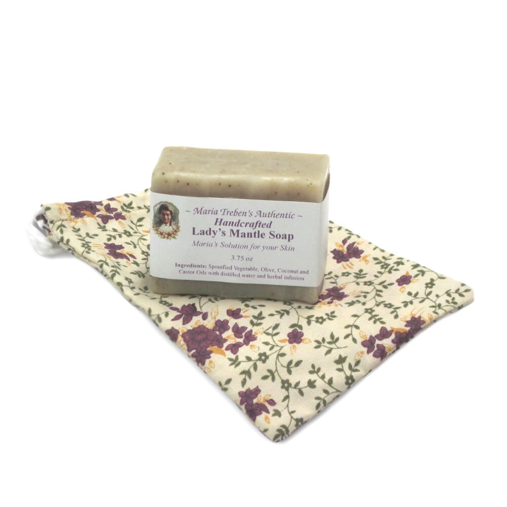 Maria Treben's Authentic Handcrafted Lady's Mantle Soap (3.75oz) | Store