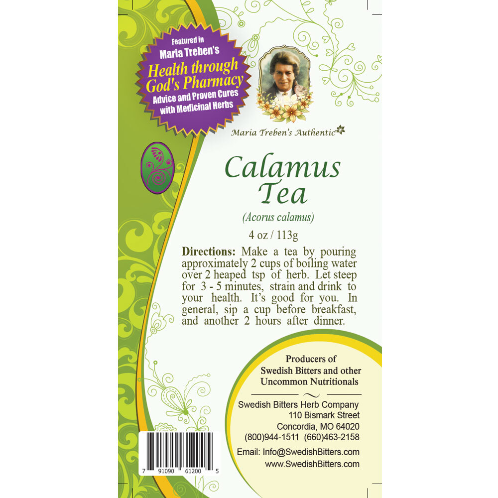 Calamus Tea (4oz/113g) - Maria Treben's Authentic™ | Store