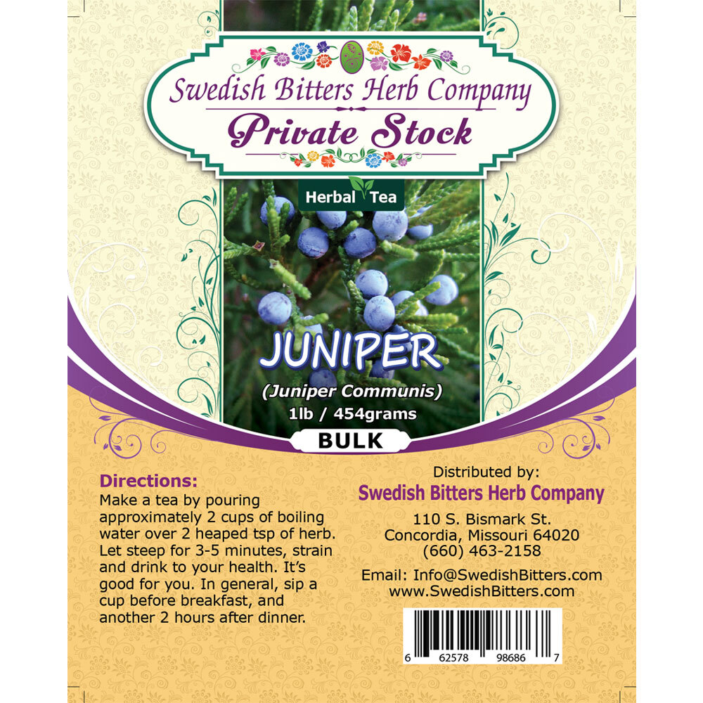 Juniper (Juniperus Communis) Herbal Tea (1lb/454g) BULK - Swedish ...